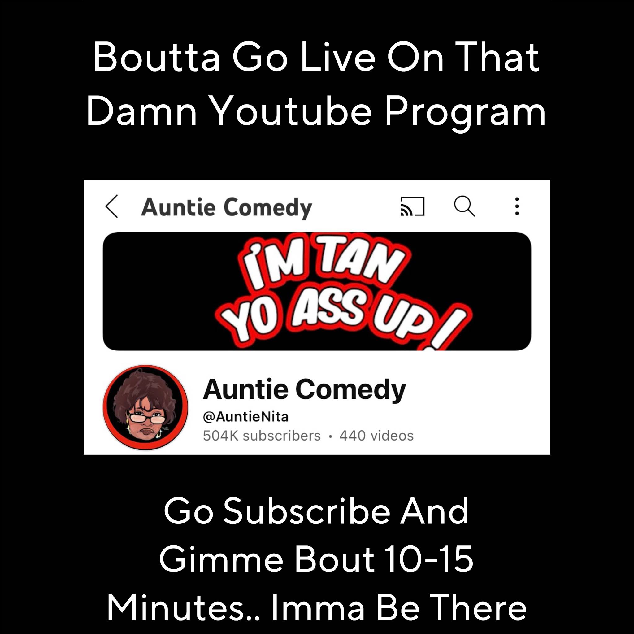 Post from Auntie Comedy