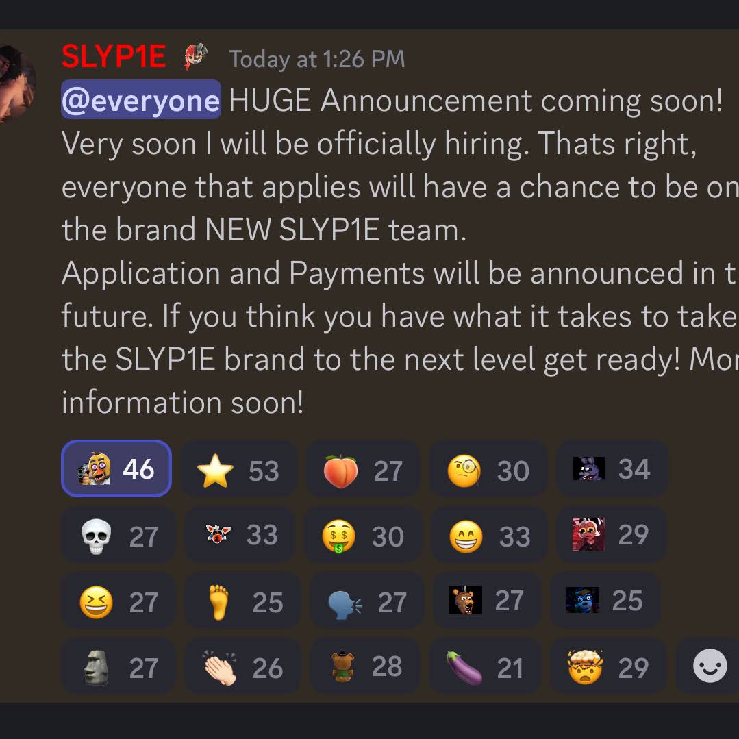 Post from SLYP1E