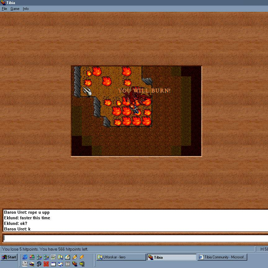 Post from Old Tibia Videos