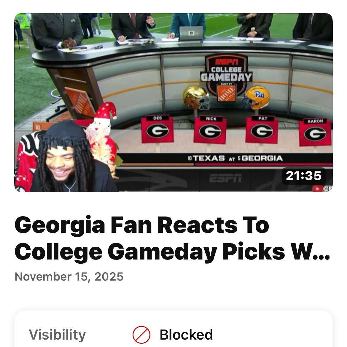Post from CDotty