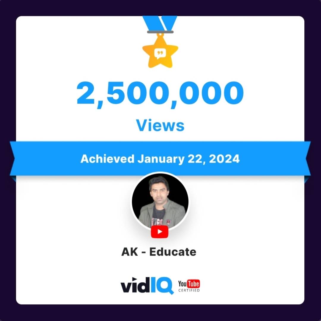 Post from AK - Educate