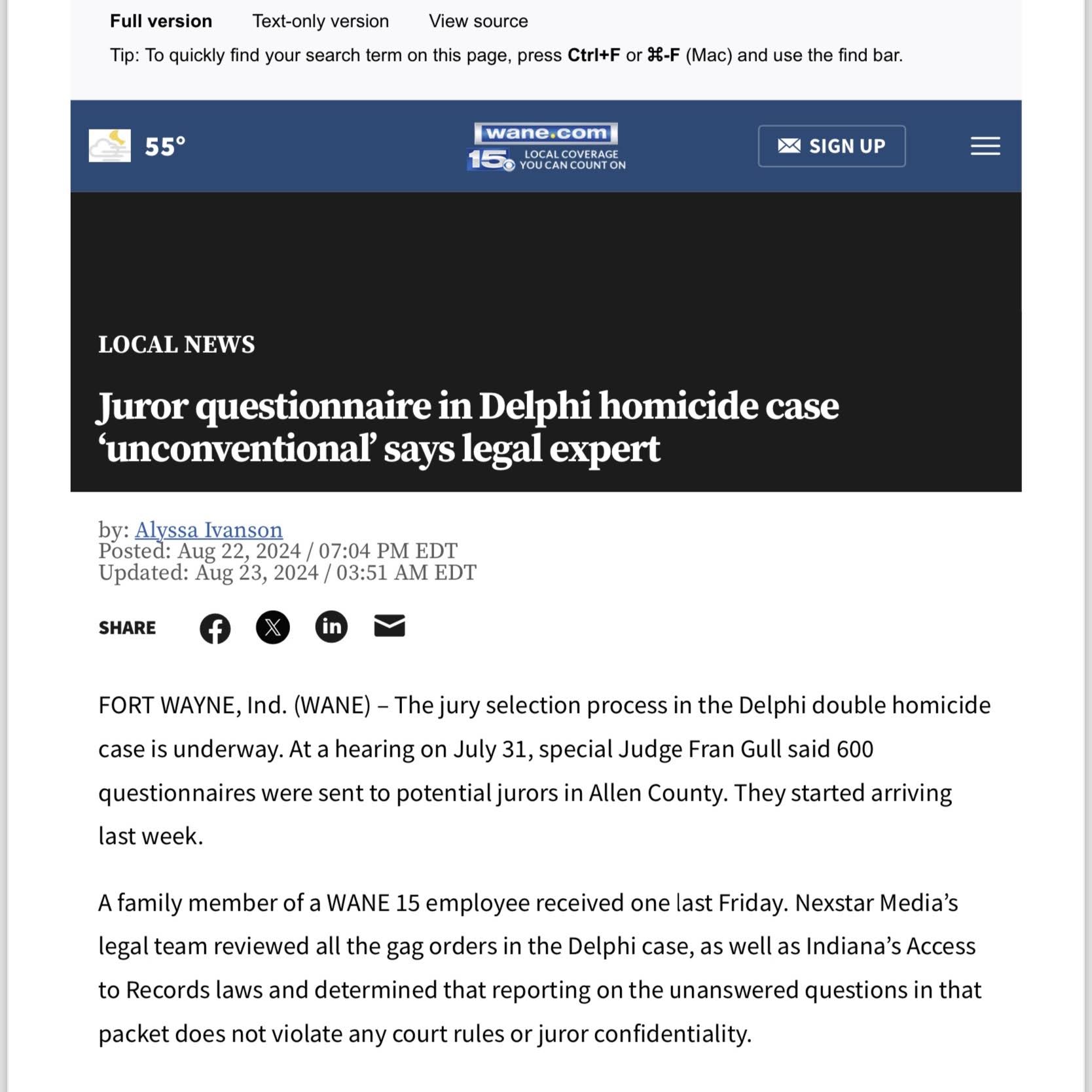 Post from TheProf© True Crime