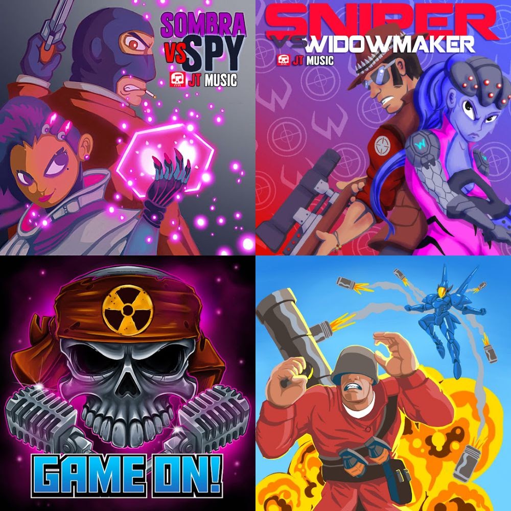 Jt music TF2 vs overwatch rap songs