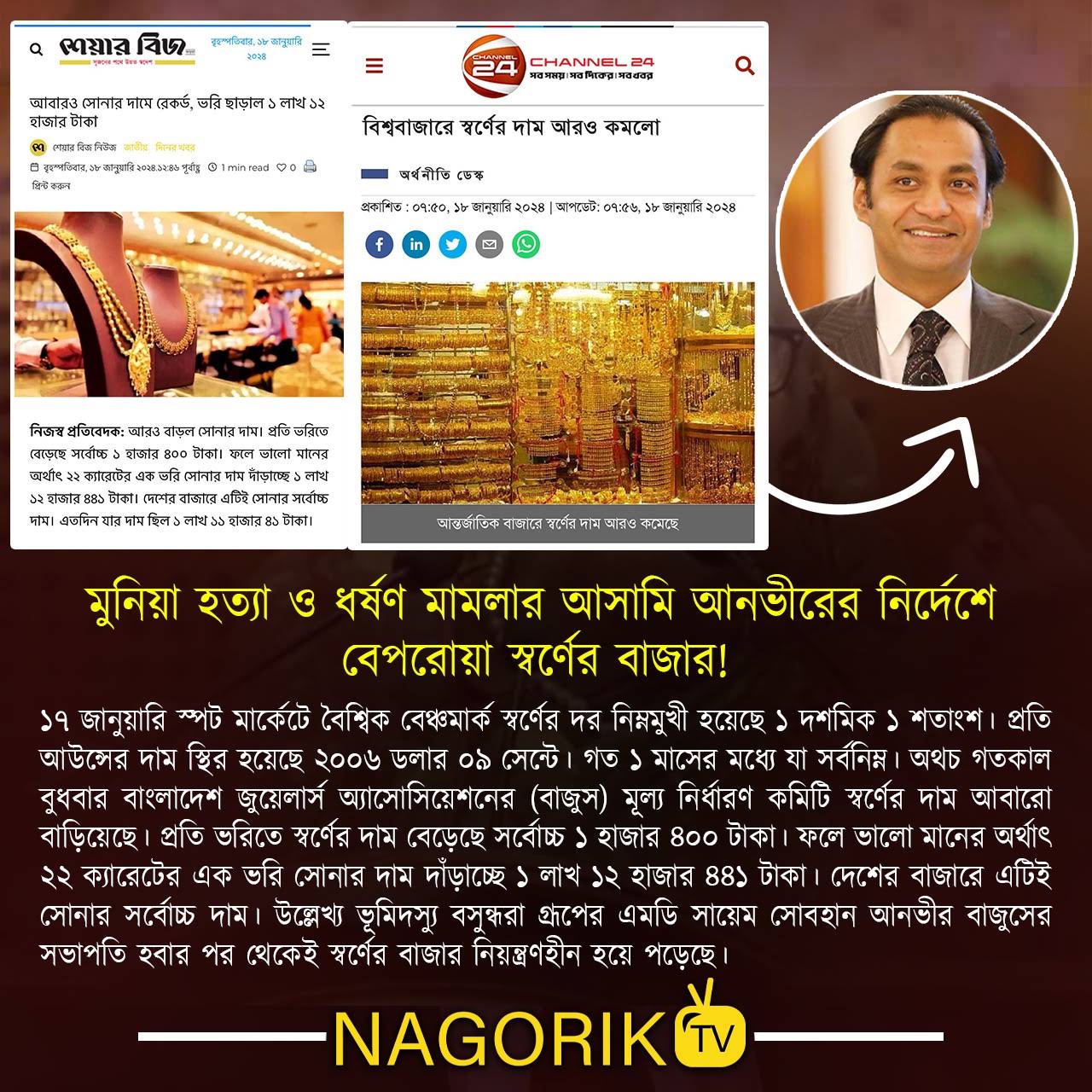 Post from Nagorik TV