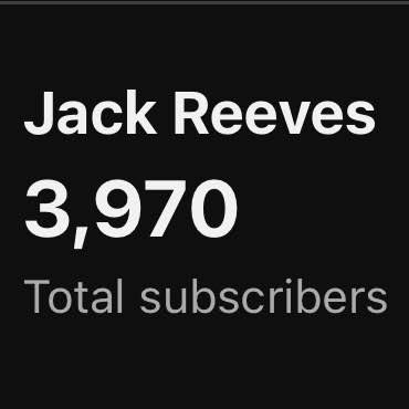 Post from Jack Reeves