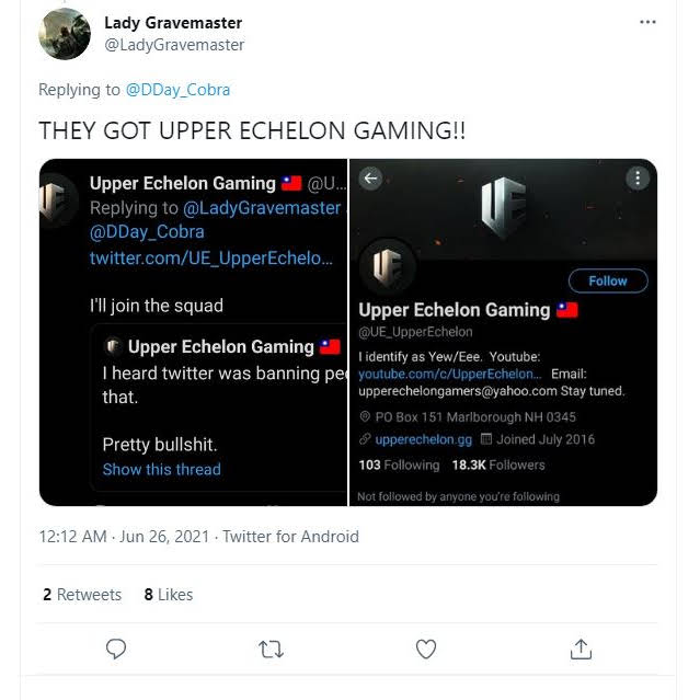 Post from Upper Echelon
