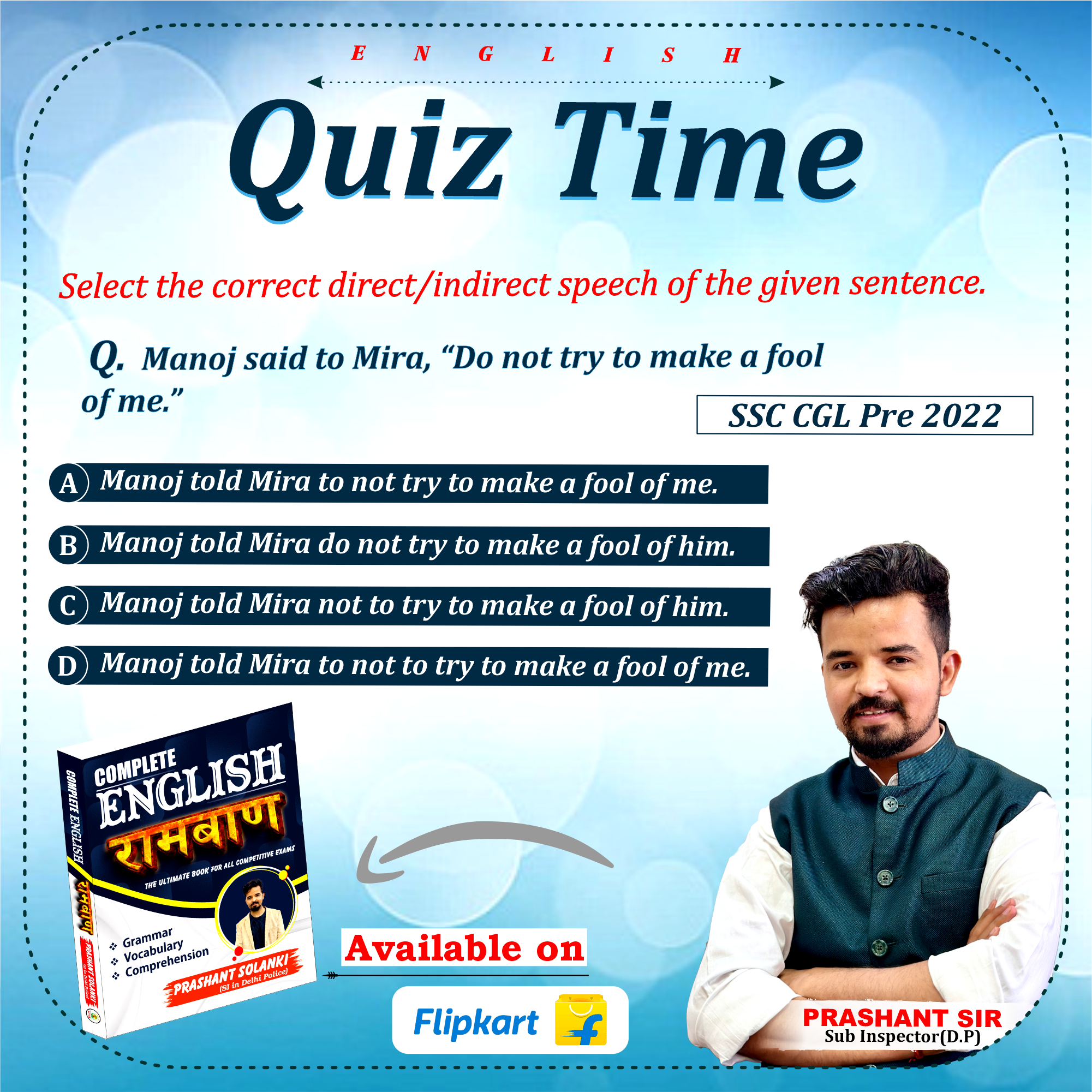 Post from Prashant Solanki English
