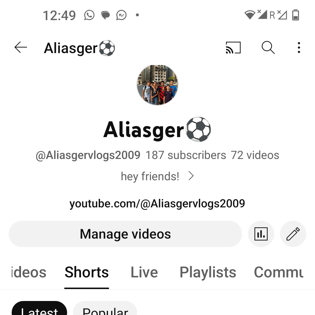 Post from Aliasger⚽