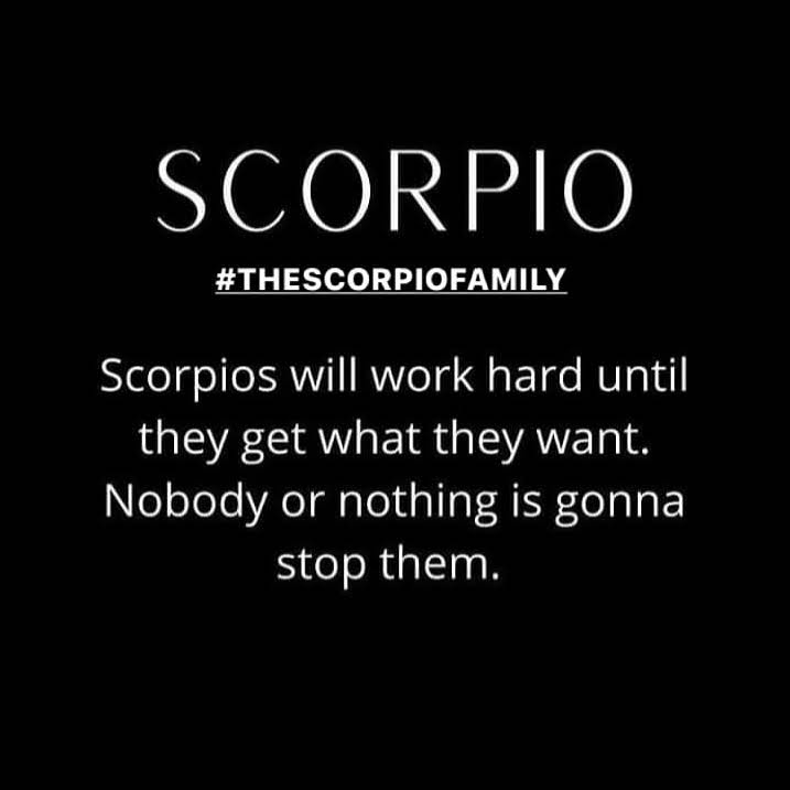 Post from THE SCORPIO FAMILY