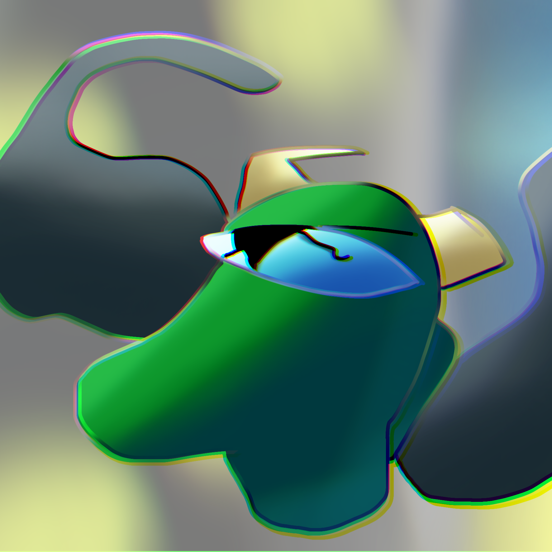 Post from black Crewmate【art.fnf】