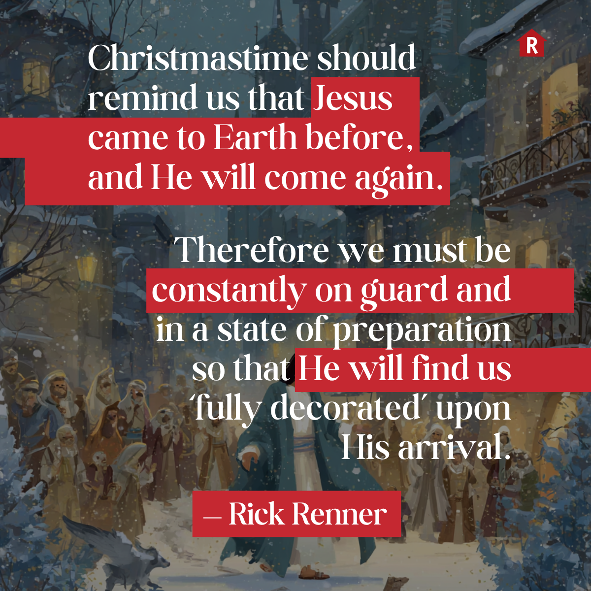Post from Renner Ministries