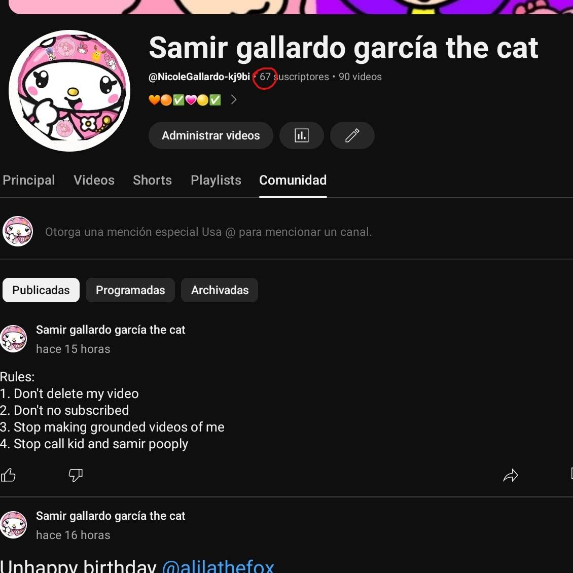 Post from 🎃Samir gallardo garcía the cat🎃