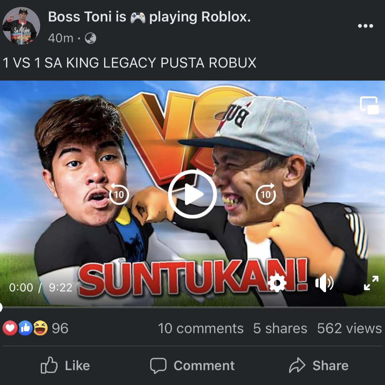 Post from Boss Toni