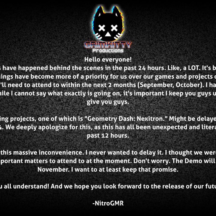 Post from GRIMKITTY Productions