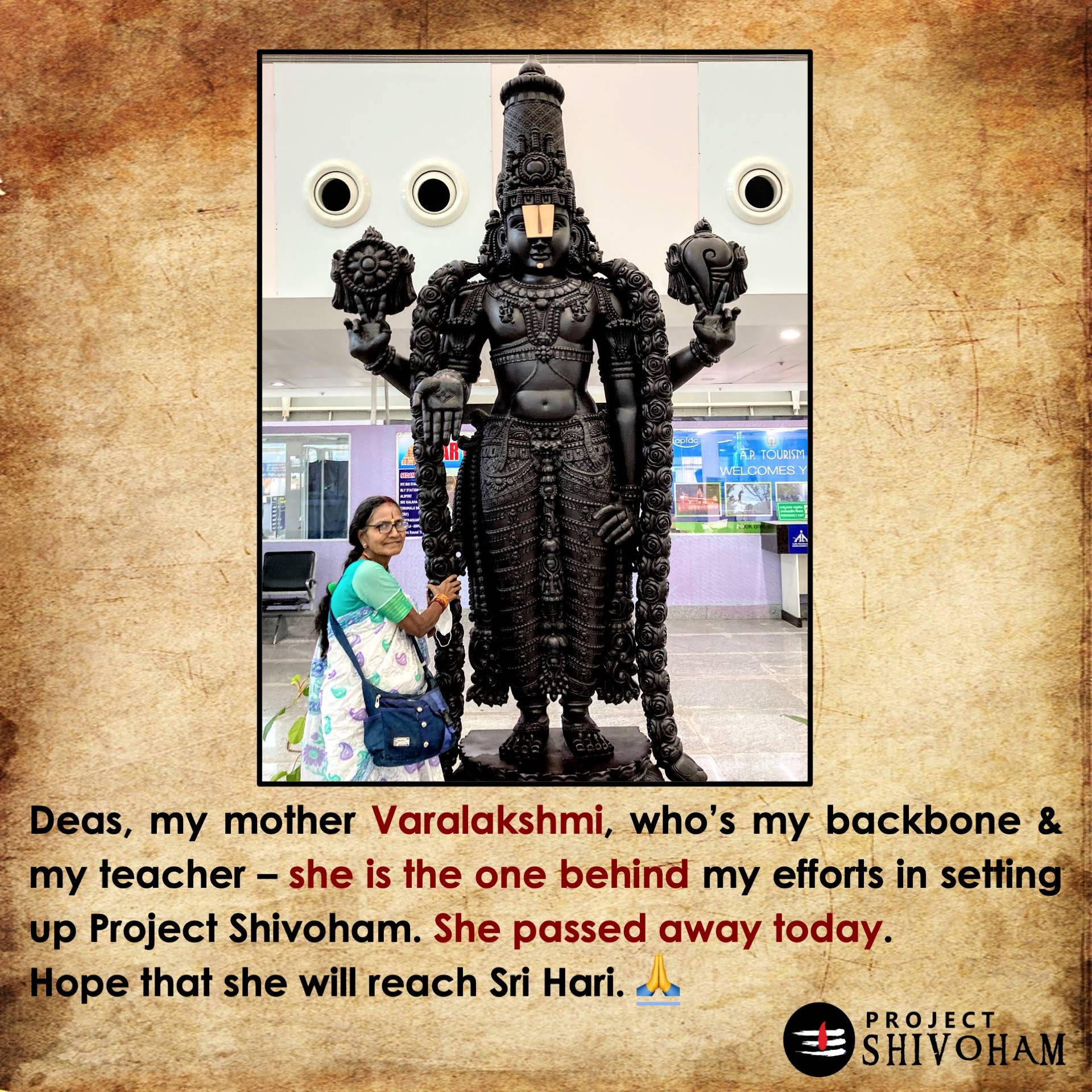 Post from Project Shivoham