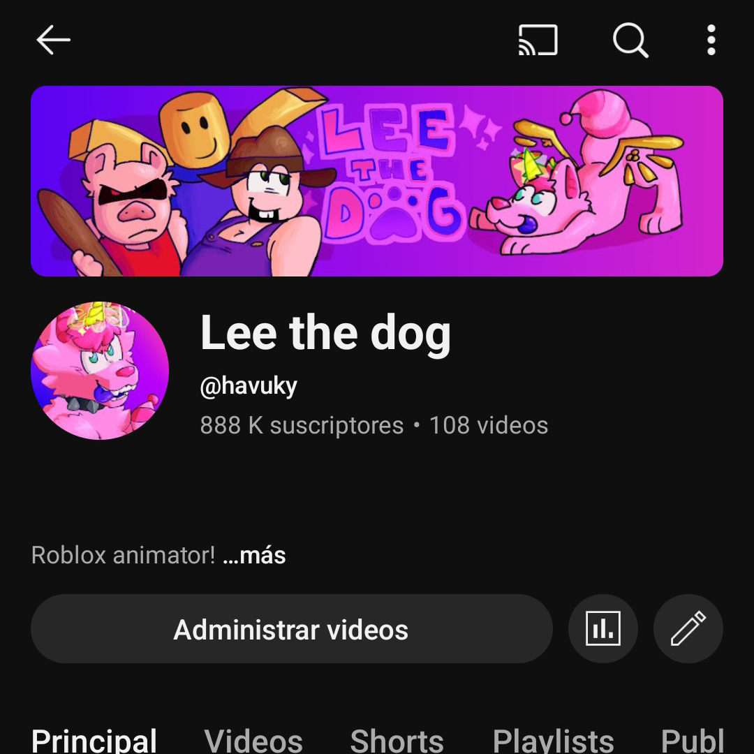 Post from Lee the dog