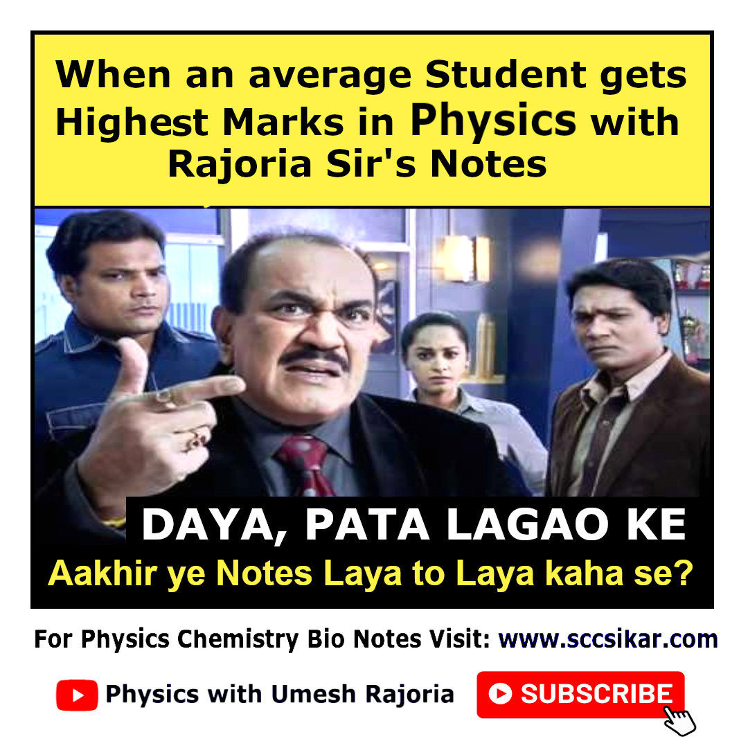 Post from PHYSICS with Umesh Rajoria