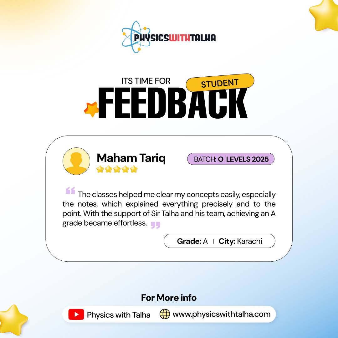 Post from Physics with Talha