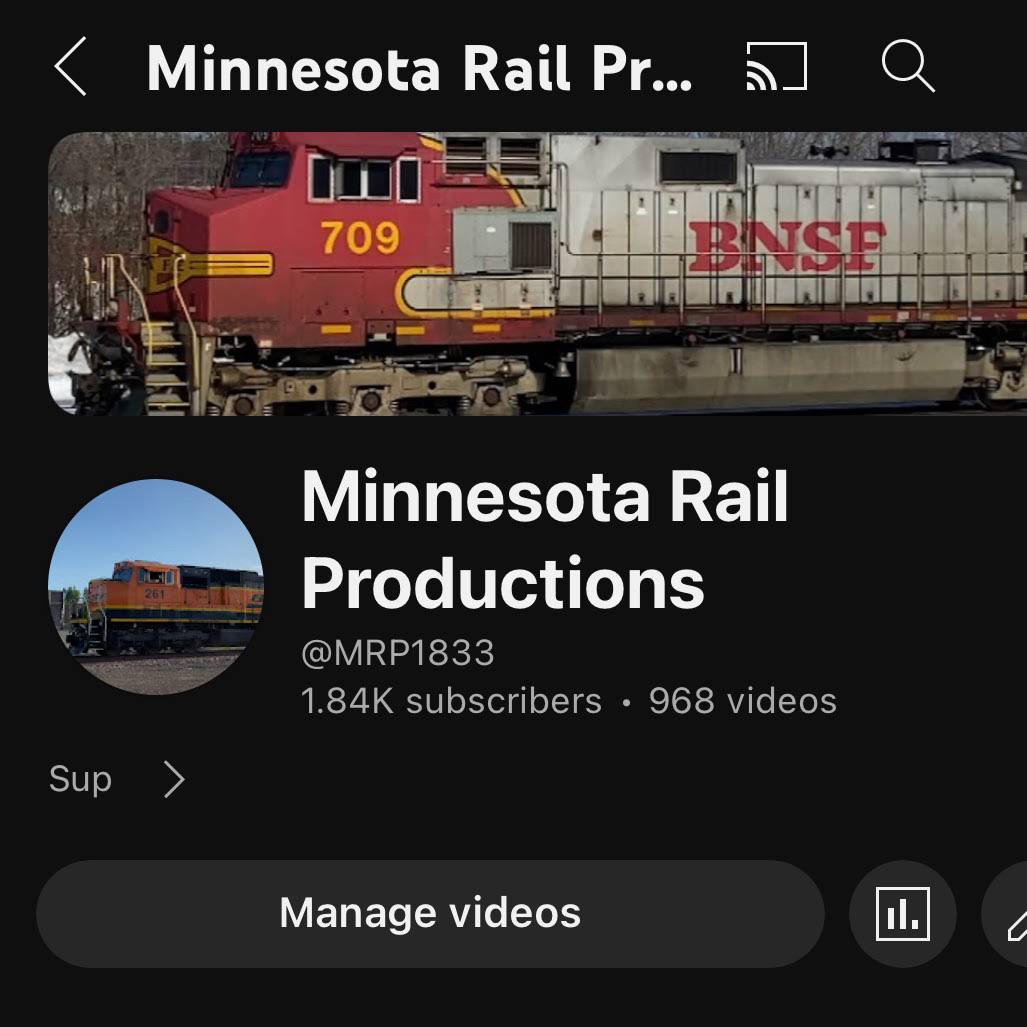 Post from Minnesota Rail Productions