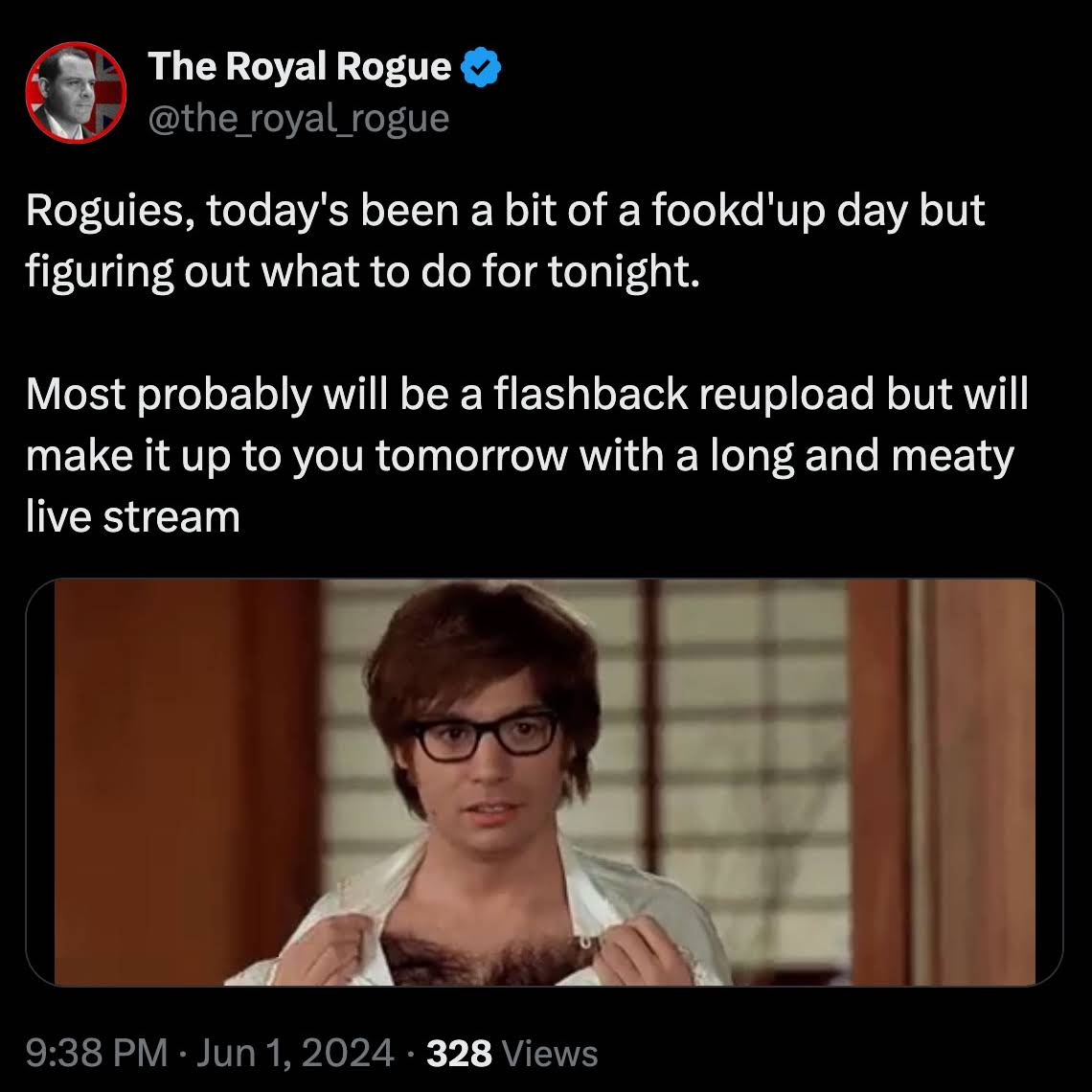 Post from The Royal Rogue