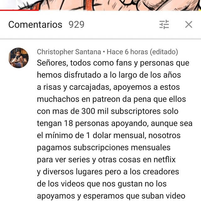 Post from Parodiadera