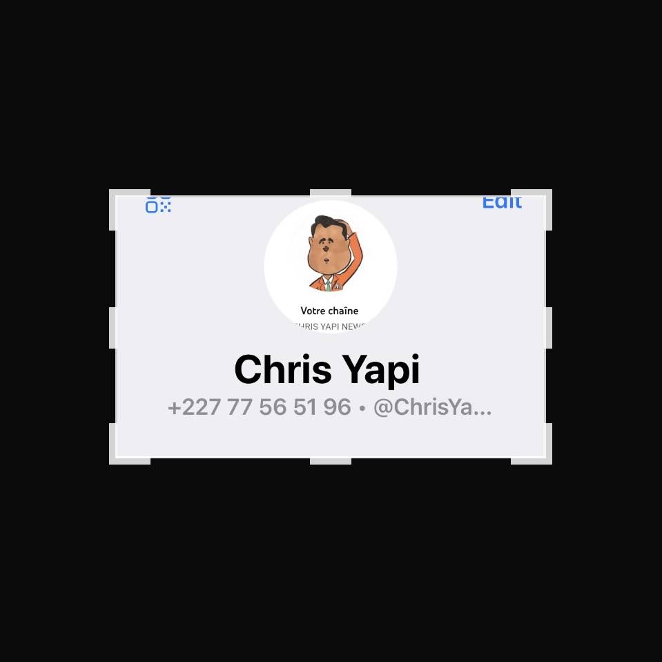 Post from CHRIS YAPI TV OFFICIELLE