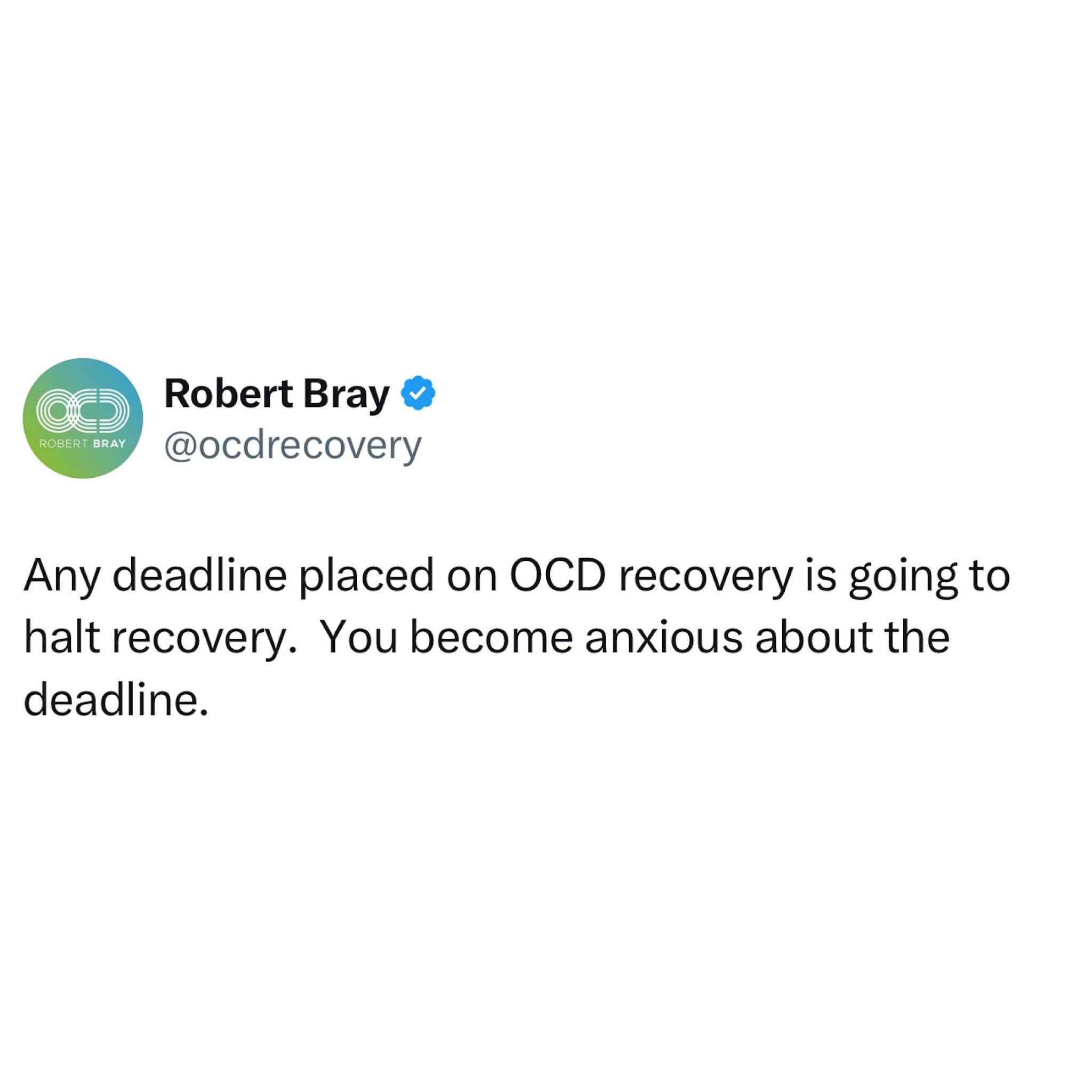 Post from OCD Recovery