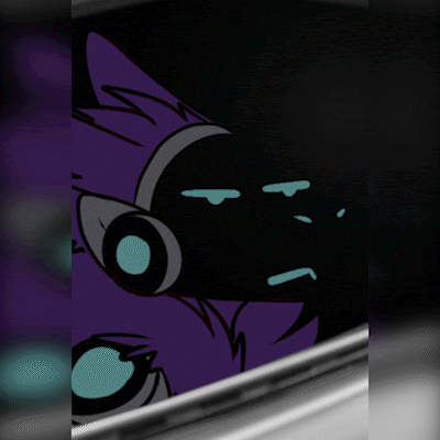 Post from generic purple protogen