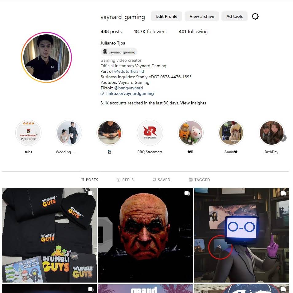 Post from Vaynard Gaming