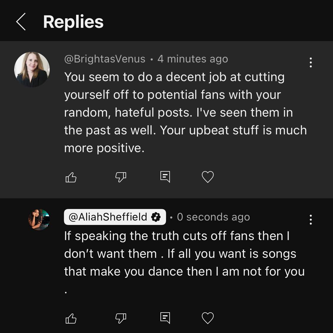 Post from Aliah Sheffield