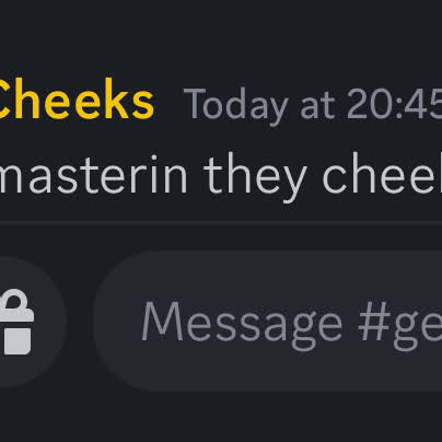 Post from Master Cheeks