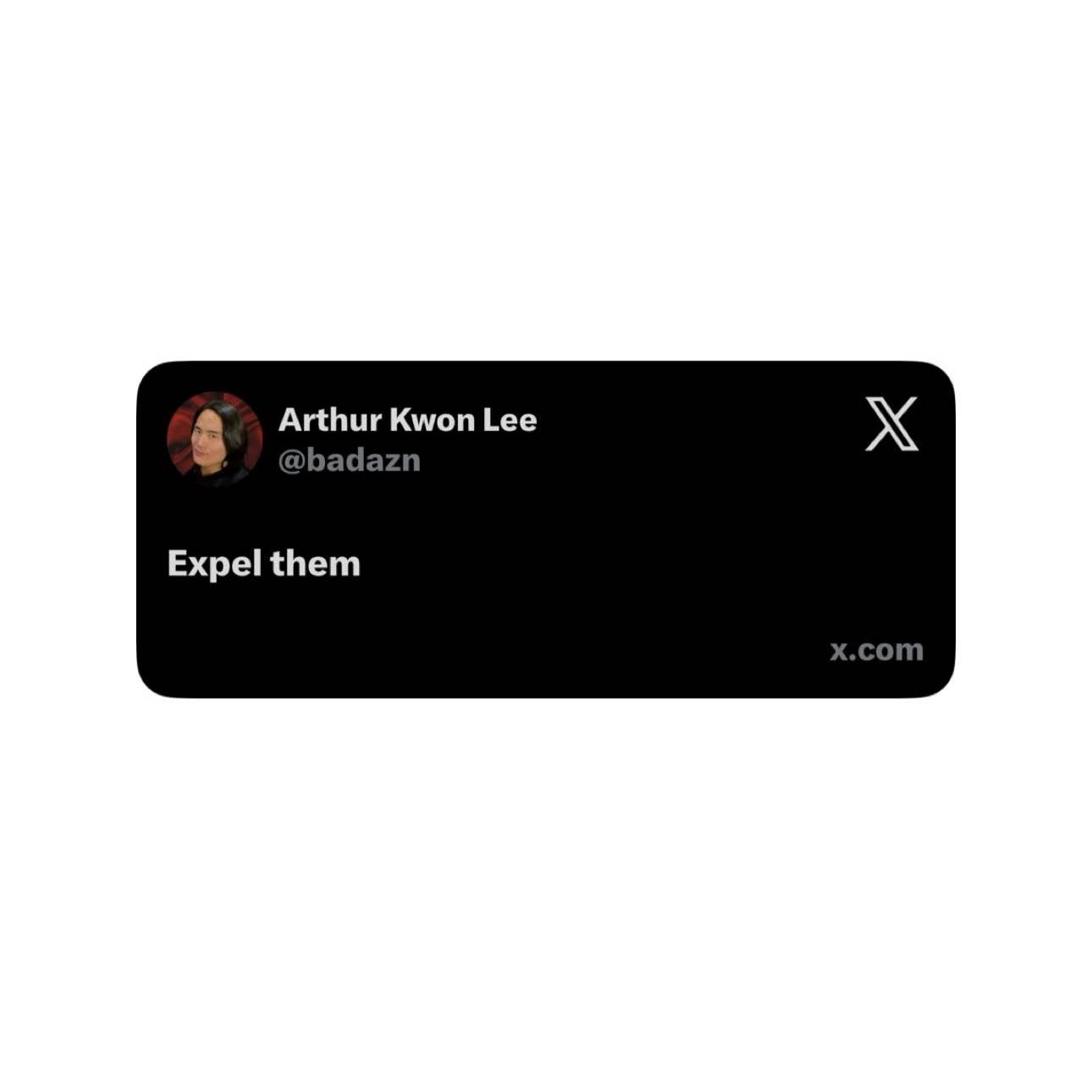 Post from Arthur Kwon Lee