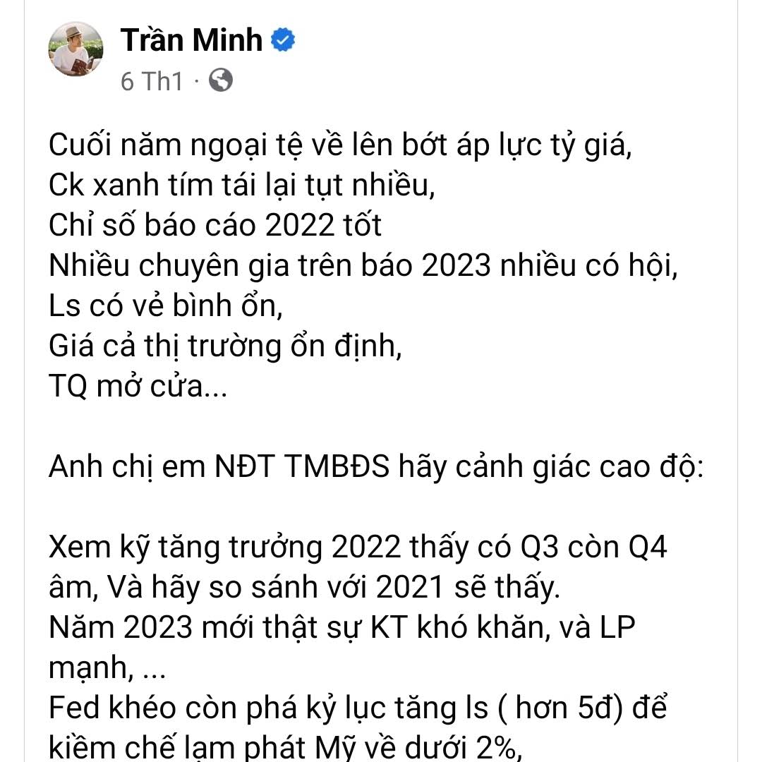 Post from Tran Minh BDS Viet Nam