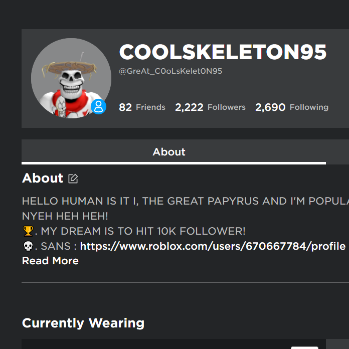 Post from COOLSKELETON95