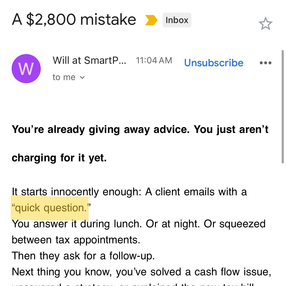 Post from Chad Elkins CPA