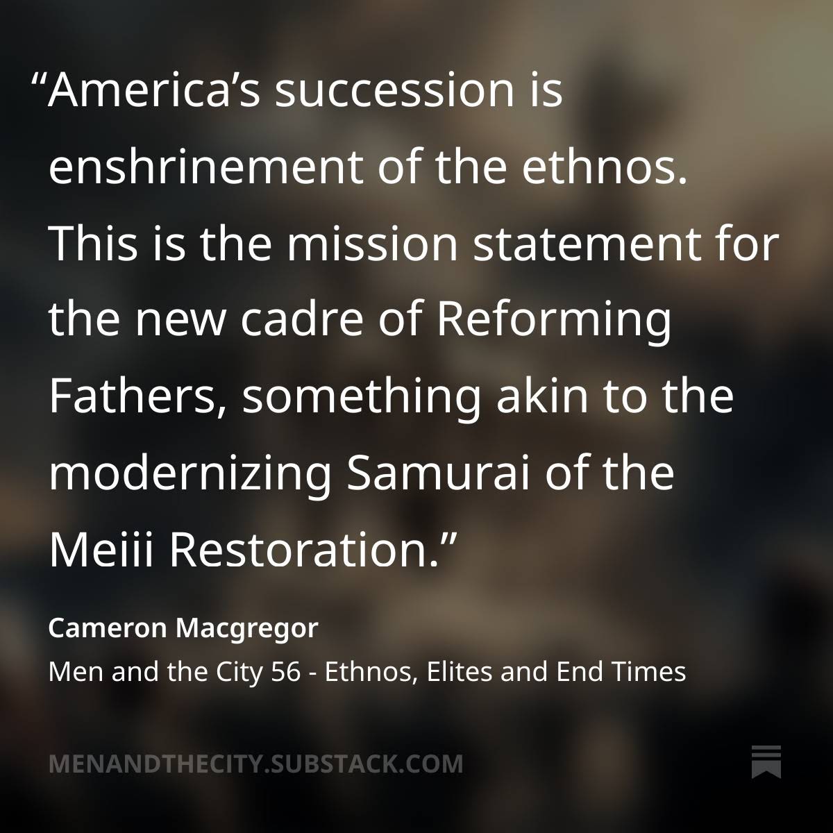 Post from Cameron Macgregor