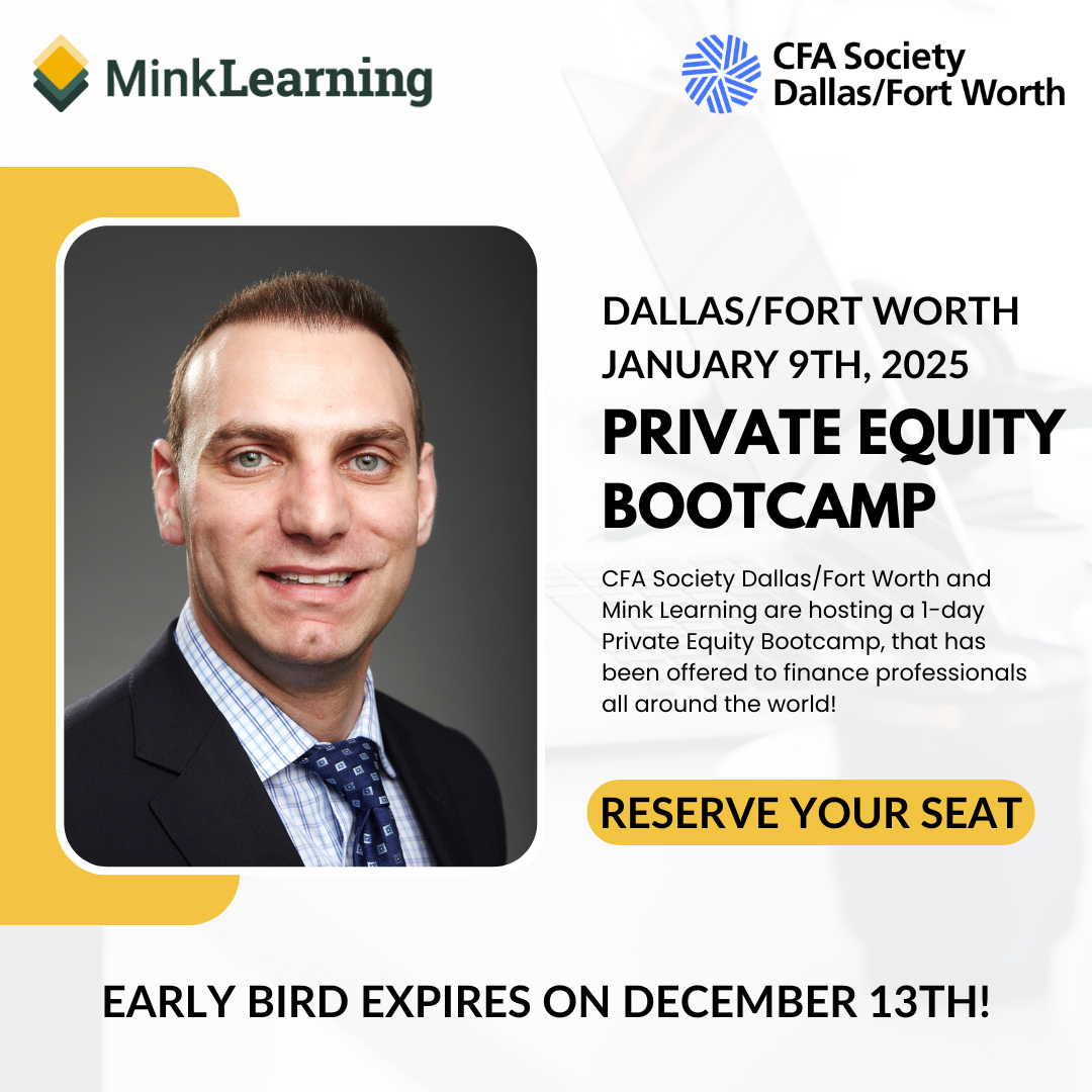 Post from Mink Learning with Steve Balaban, CFA