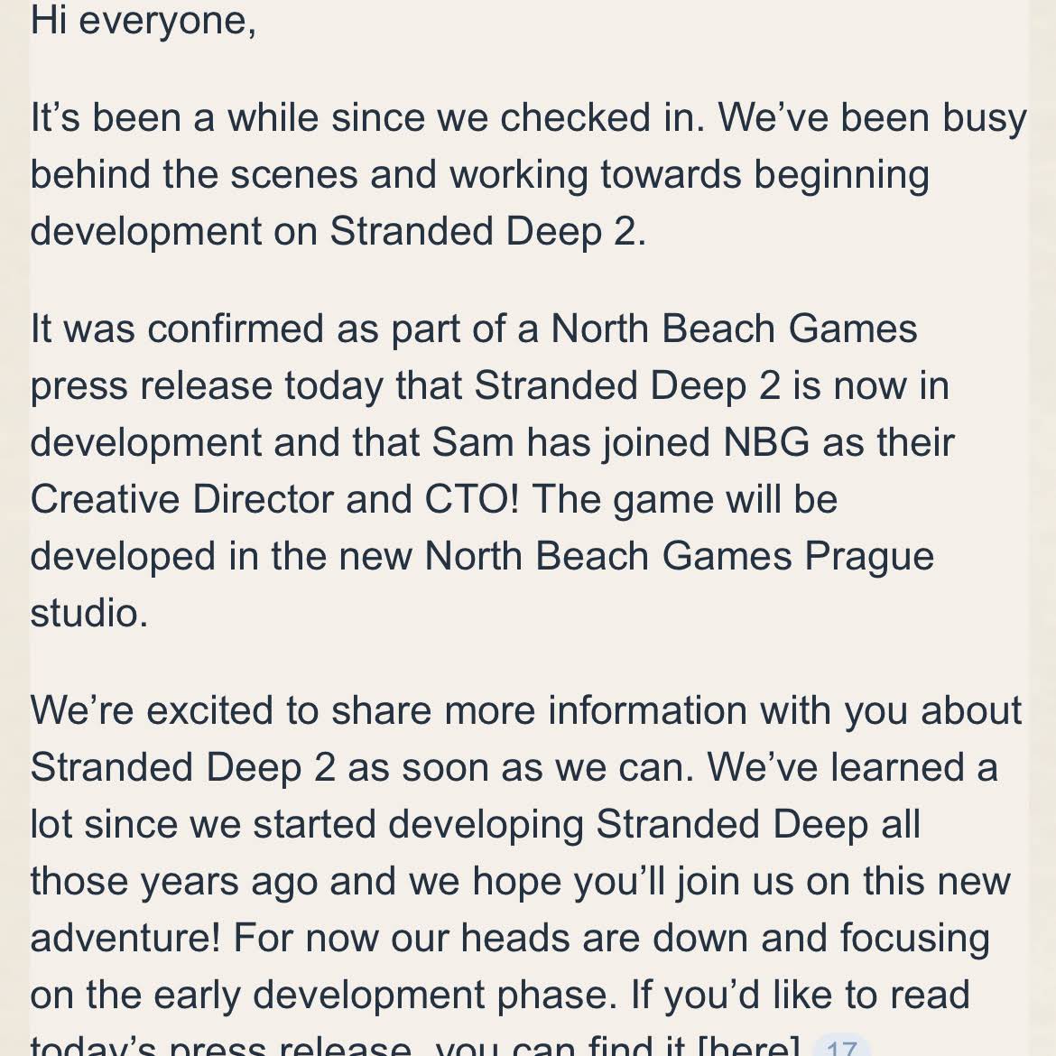 Post from Granddaddy Gamer