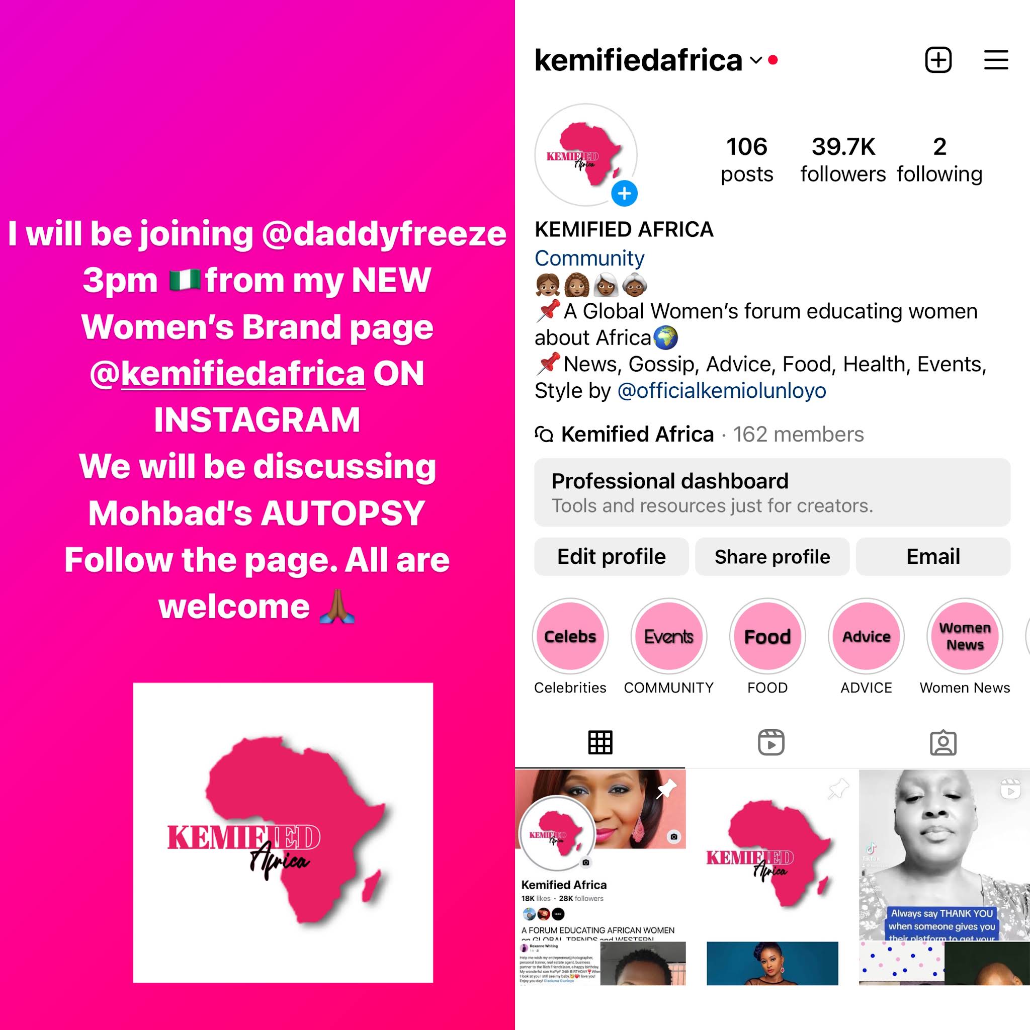 Post from Dr Kemi Lawrence