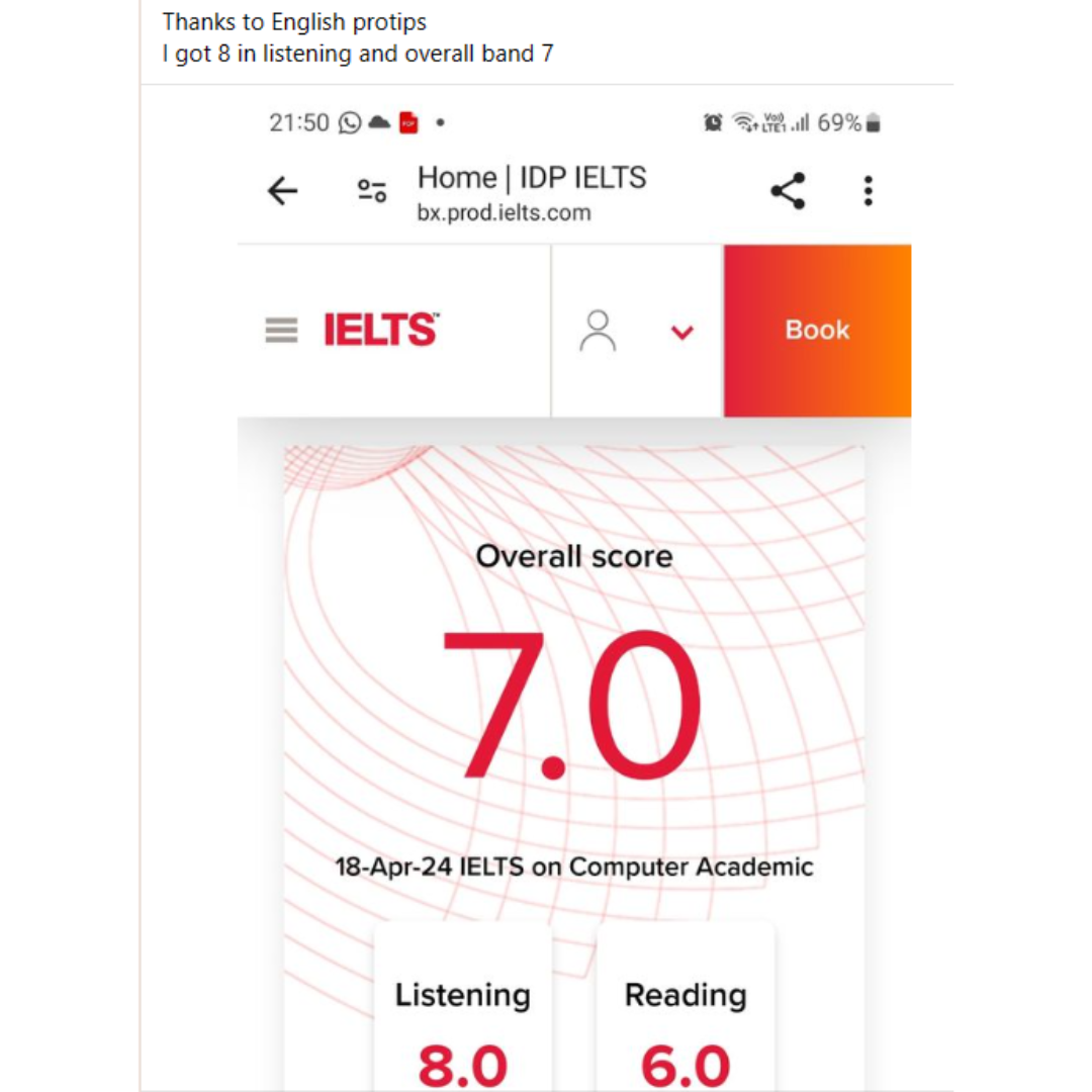 Post from English Pro Tips - IELTS Preparation