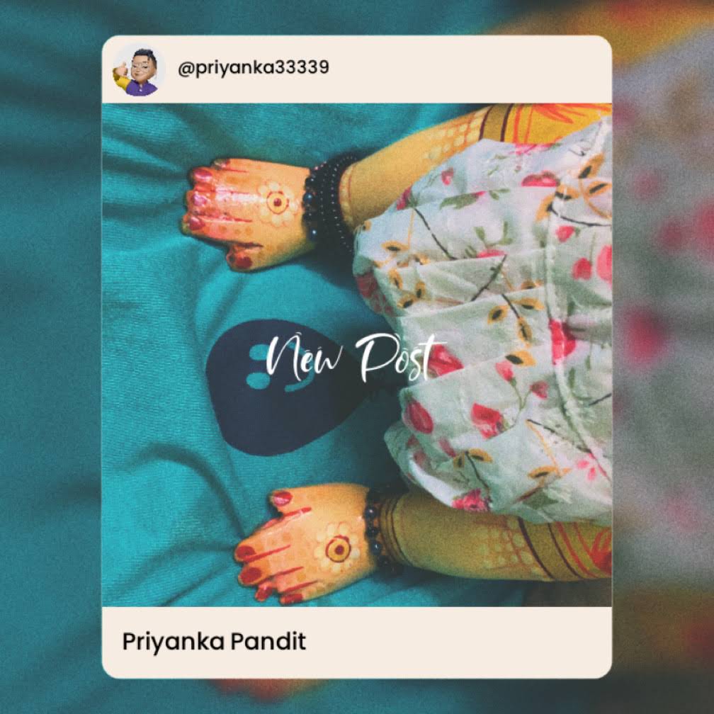 Post from Priyanka Pandit official