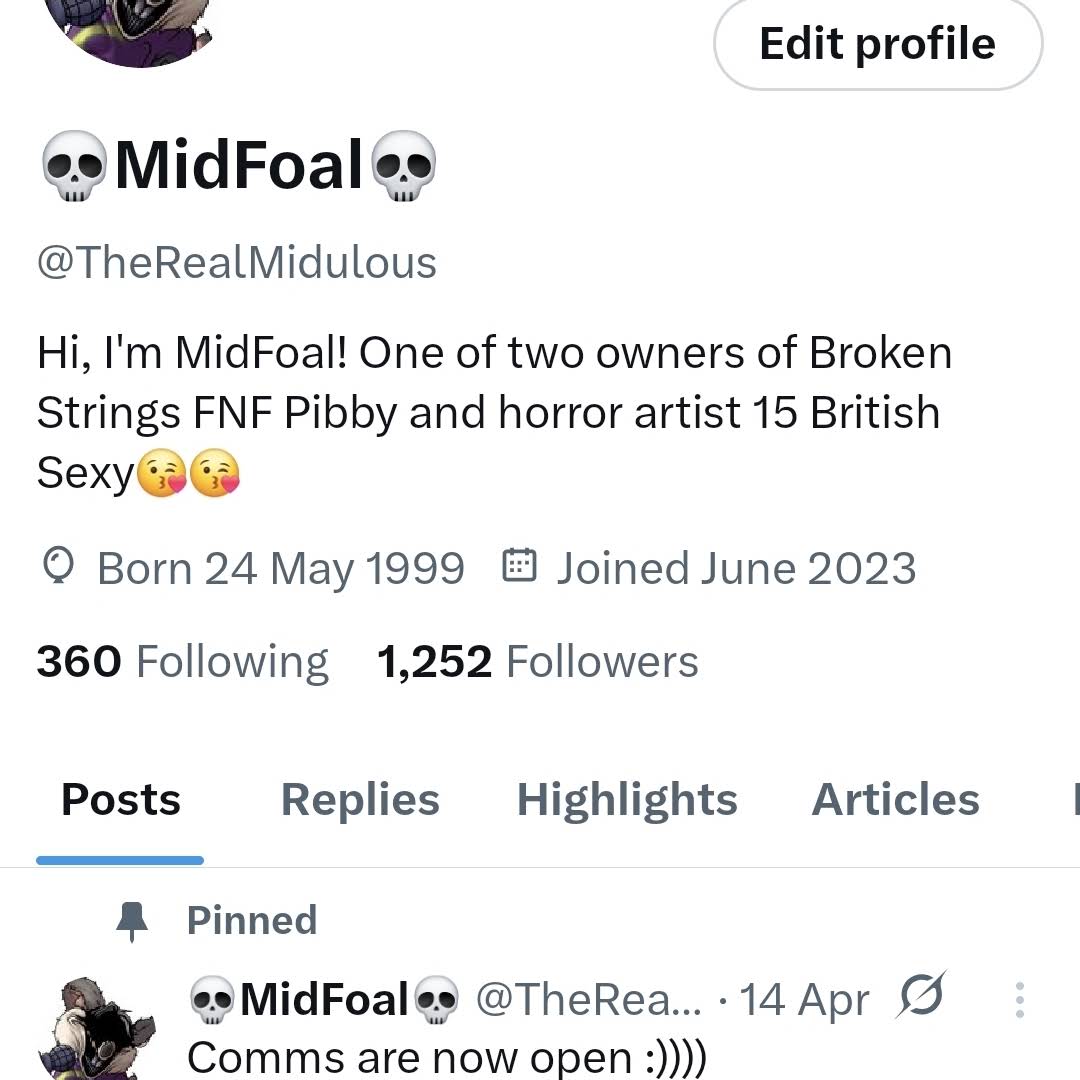Post from MidFoal