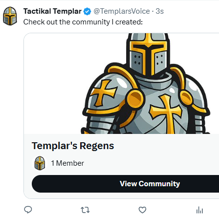 Post from Tactikal Templar