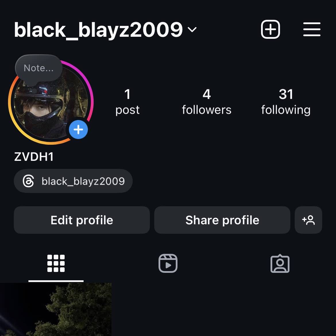 Post from black playz