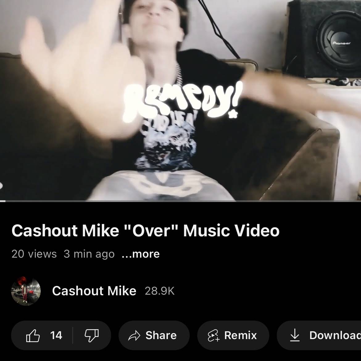 Post from Cashout Mike