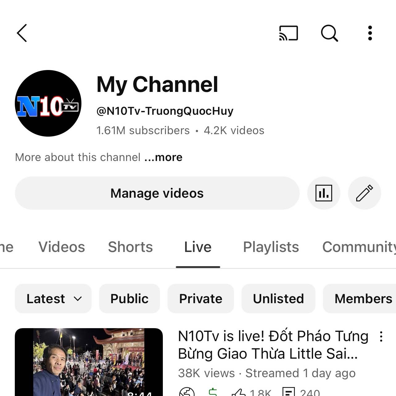 Post from N10tv