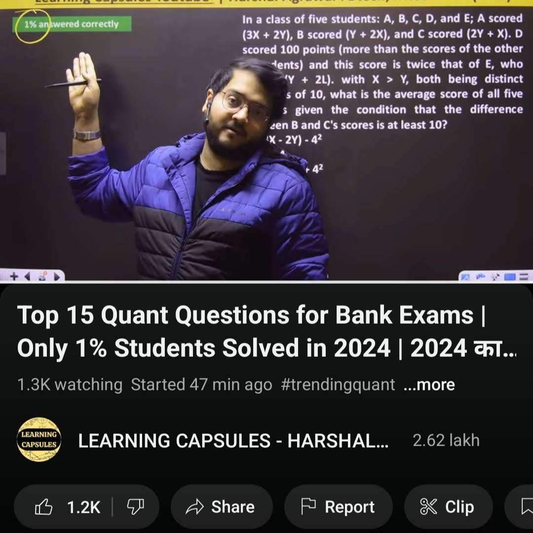 Post from LEARNING CAPSULES - HARSHAL AGRAWAL