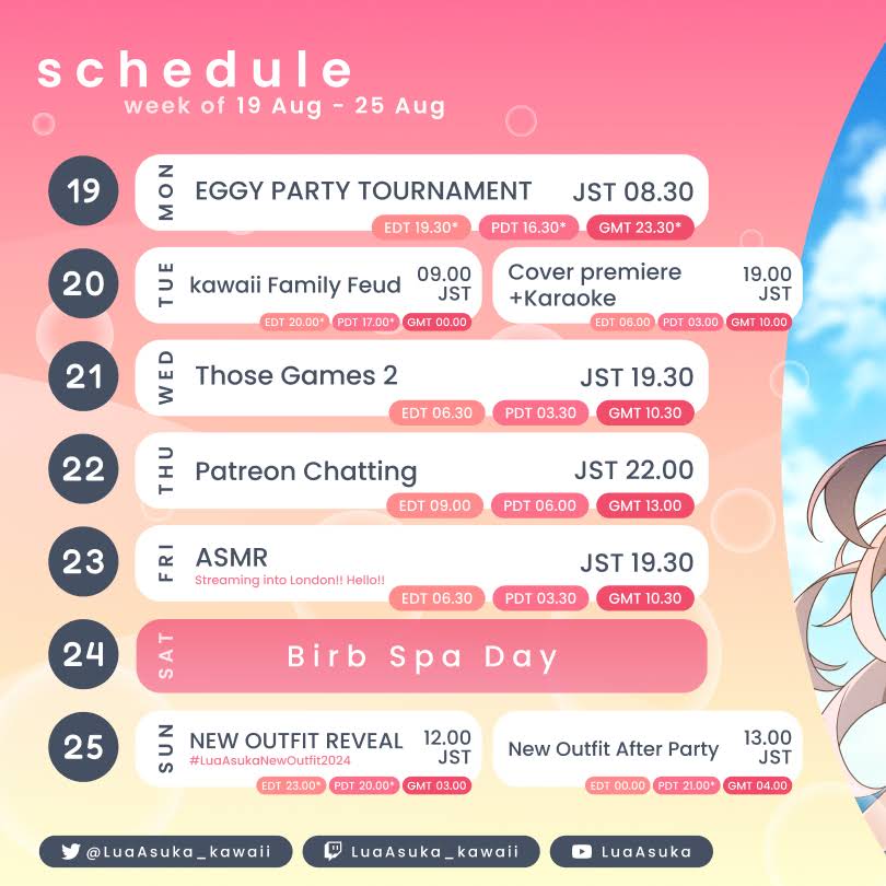 Post from Lua Asuka Ch. 飛鳥瑠藍【kawaii】