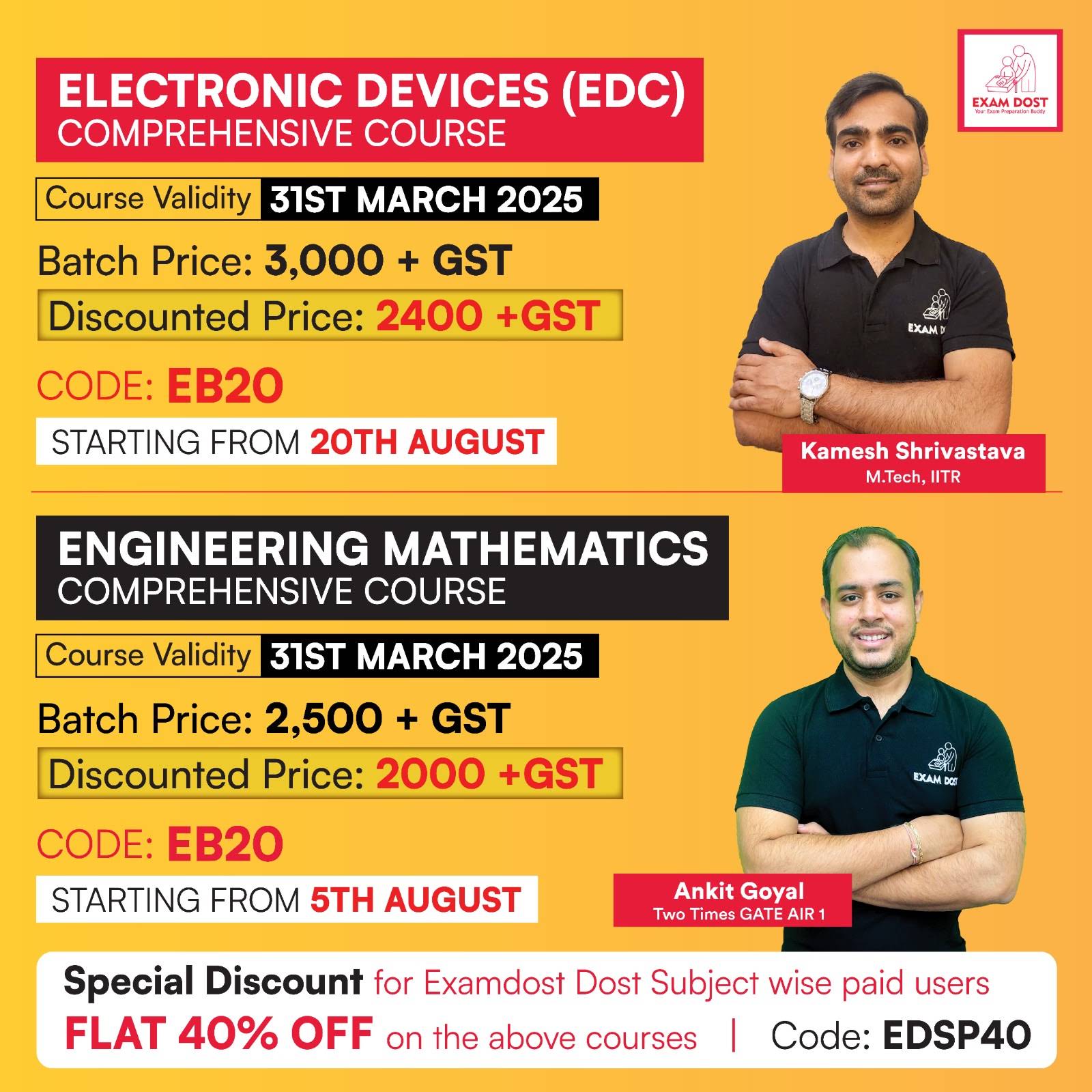 Post from EXAM DOST - Ankit Goyal