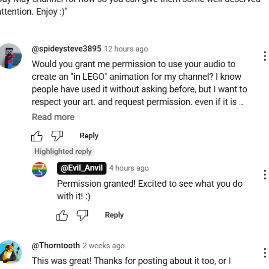 Post from Spidey Steve